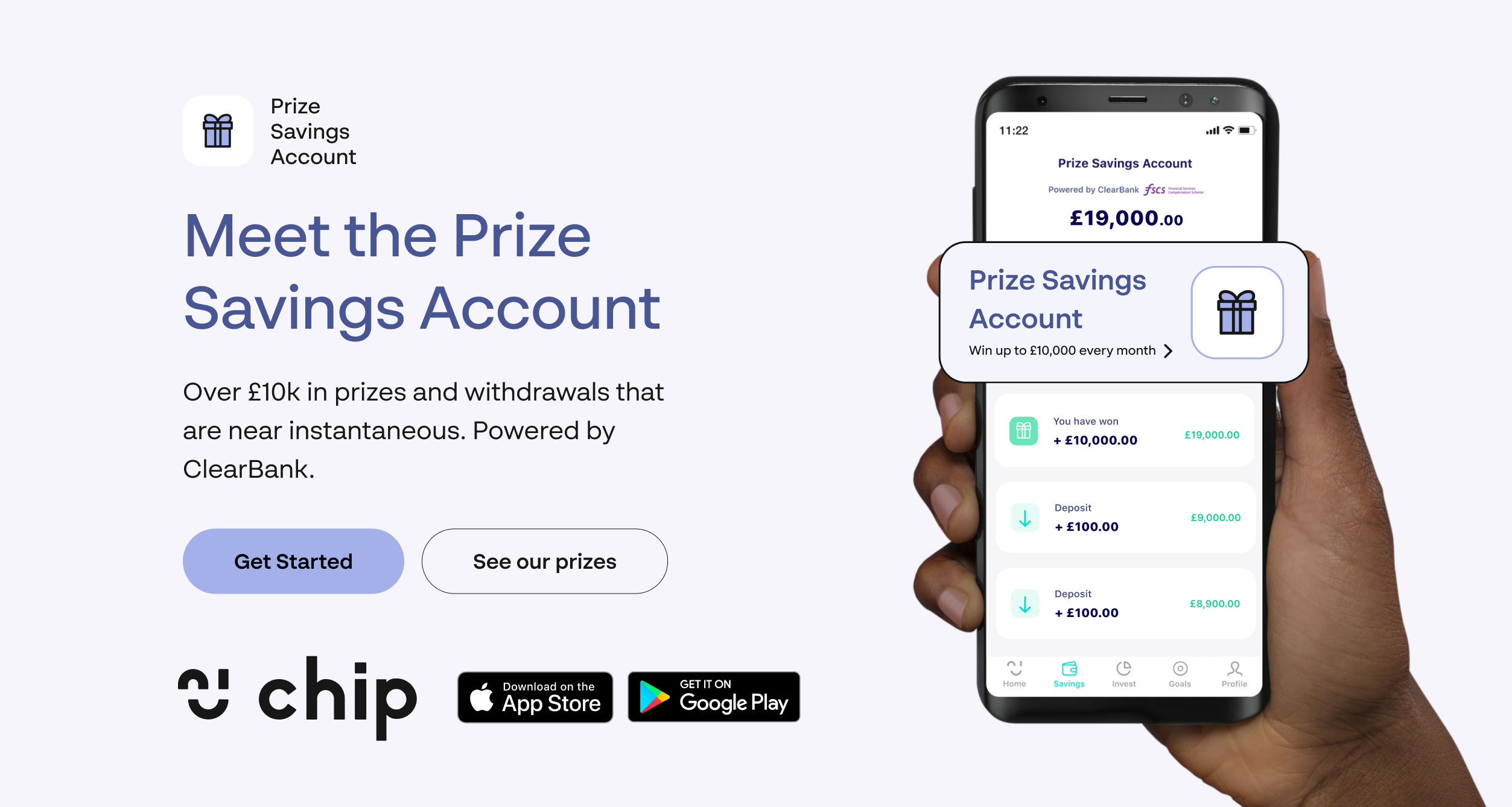 Prize Savings Account | Chip